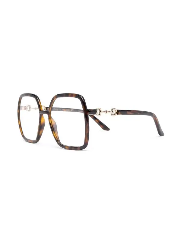 Gucci Horsebit-detail Oversized Glasses