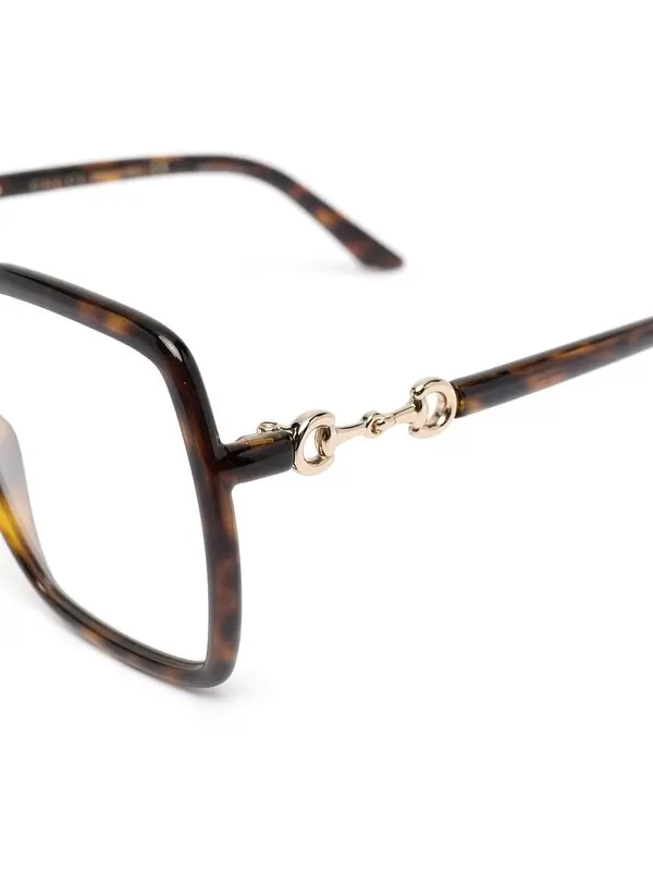 Gucci Horsebit-detail Oversized Glasses