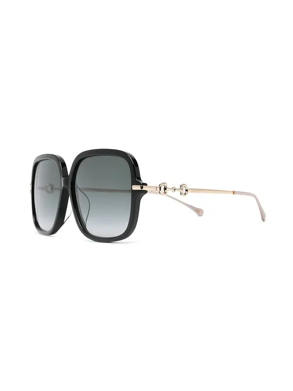 Gucci Horsebit Square Frame Sunglasses