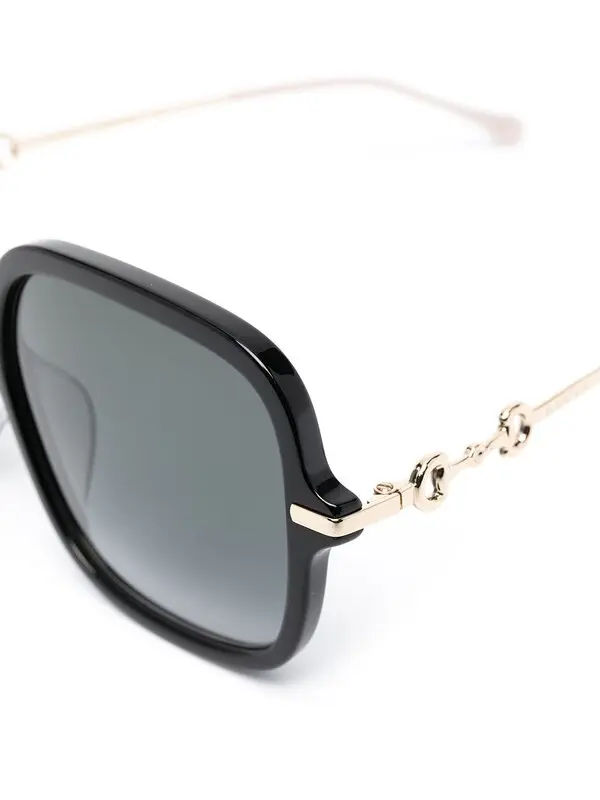 Gucci Horsebit Square Frame Sunglasses