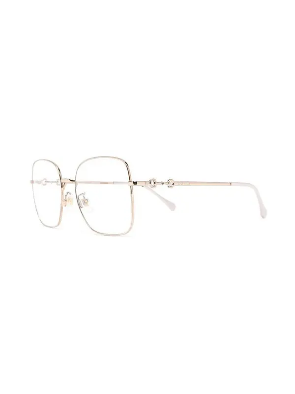Gucci Horsebit Wire-frame Glasses