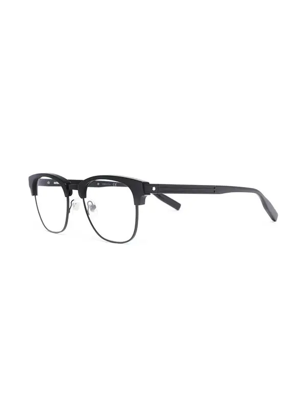 Montblanc Matte-finish Wayfarer-frame Glasses