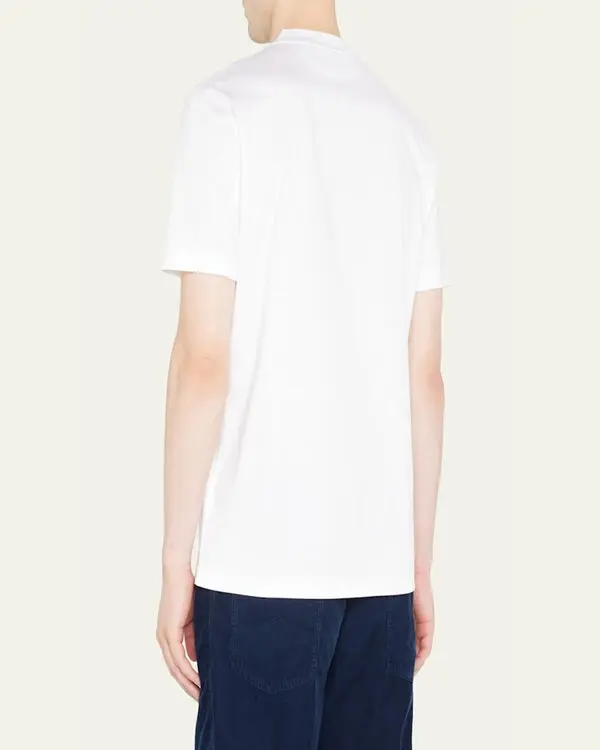 Brunello Cucinelli Basic-fit V-neck T-shirt - White