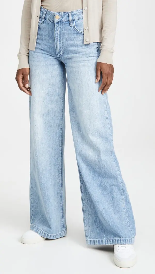 TRIARCHY High-rise Wide-leg Jeans