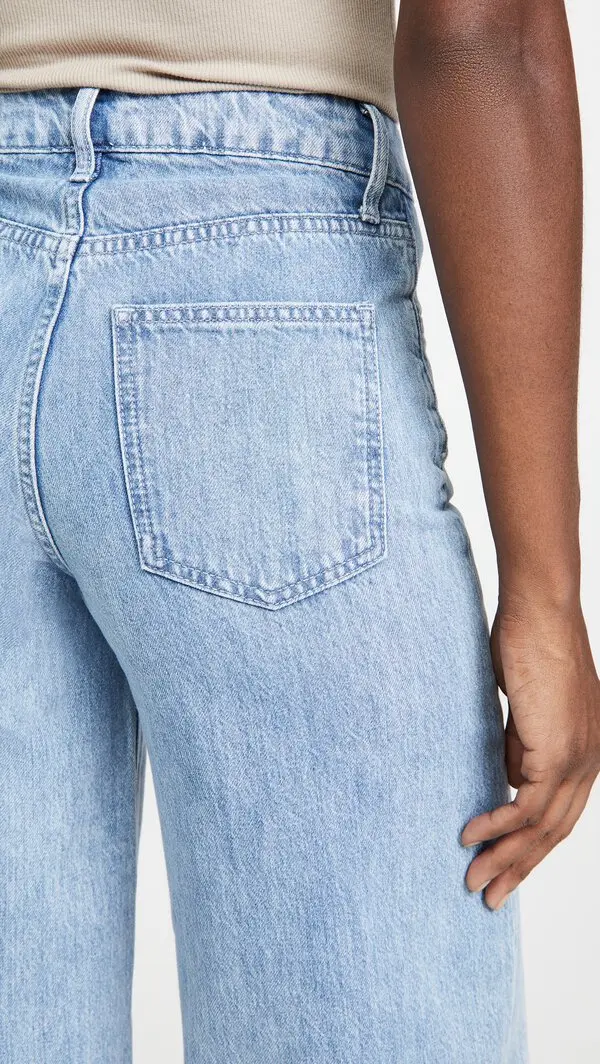 TRIARCHY High-rise Wide-leg Jeans