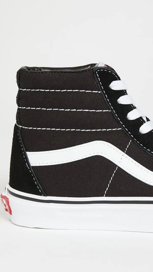 VANS Sk8 High Top Sneakers - Black/black/white