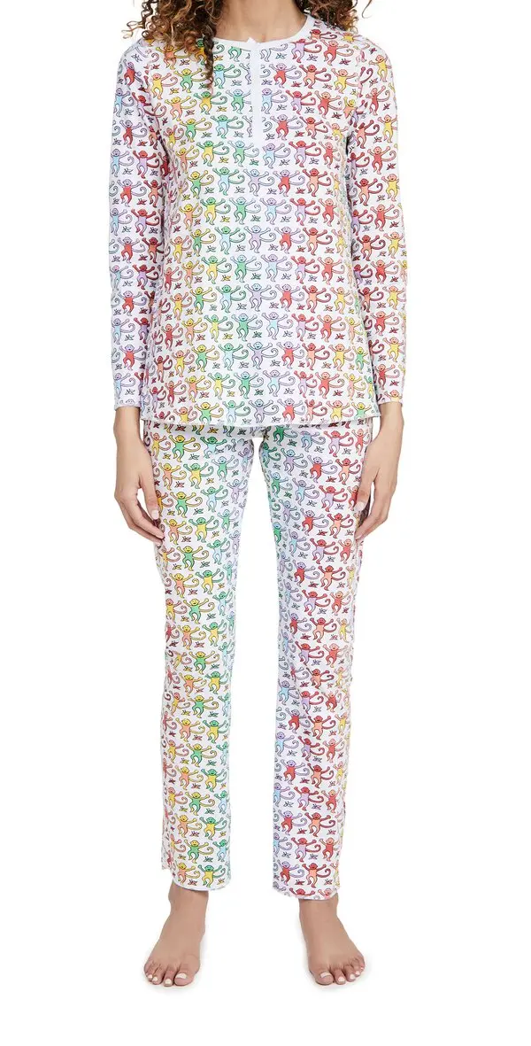 Roller Rabbit Disco Monkey Pajamas