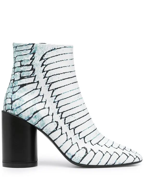 MAISON MARGIELA 90mm Printed Ankle Boots