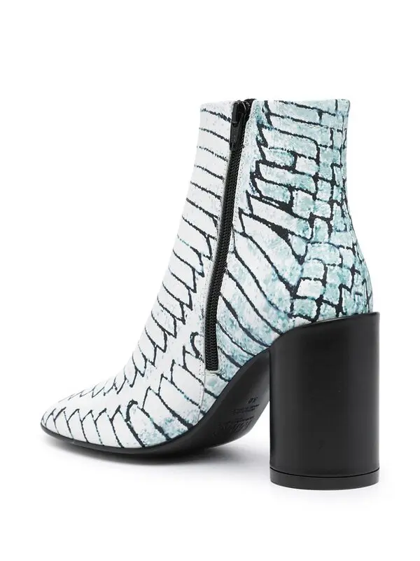 MAISON MARGIELA 90mm Printed Ankle Boots