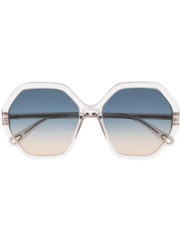 Chloe Esther Sunglasses Octagonal 58 Lens Chloe Esther Sunglasses Octagonal 58 Lens main image 2