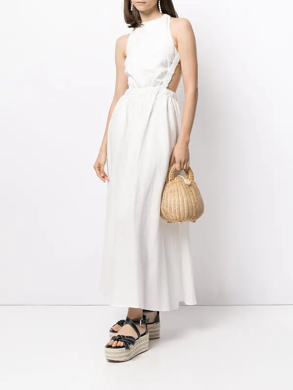SIR. Alena Linen Maxi Dress