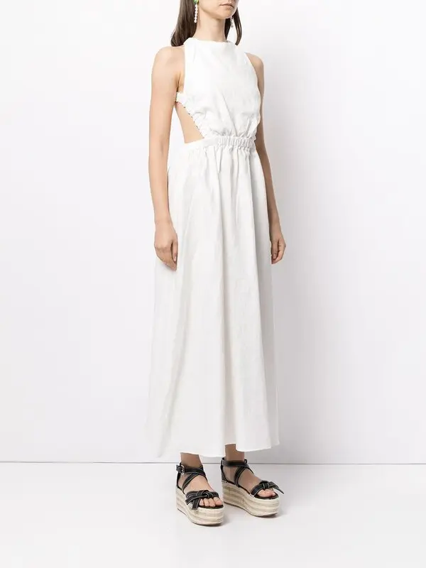 SIR. Alena Linen Maxi Dress