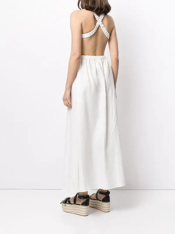 SIR. Alena Linen Maxi Dress