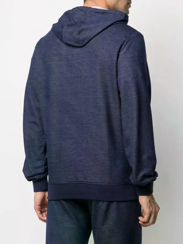 BILLIONAIRE Cotton-blend Hoodie - Blue