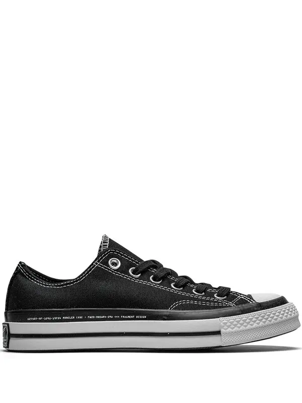 CONVERSE X Moncler Chuck Taylor All Star 70 Fragment Design Sneakers - Black