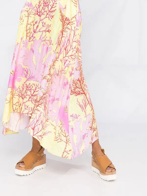 Stella McCartney Coral-print Maxi-dress