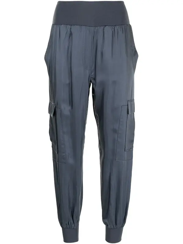 Cinq À Sept Tapered Cargo Trousers - Blue