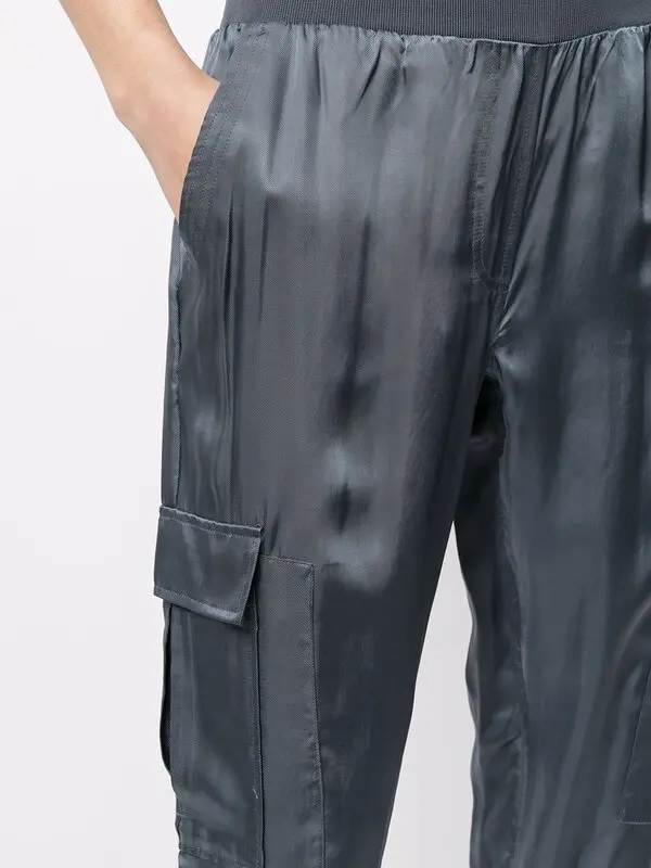Cinq À Sept Tapered Cargo Trousers - Blue