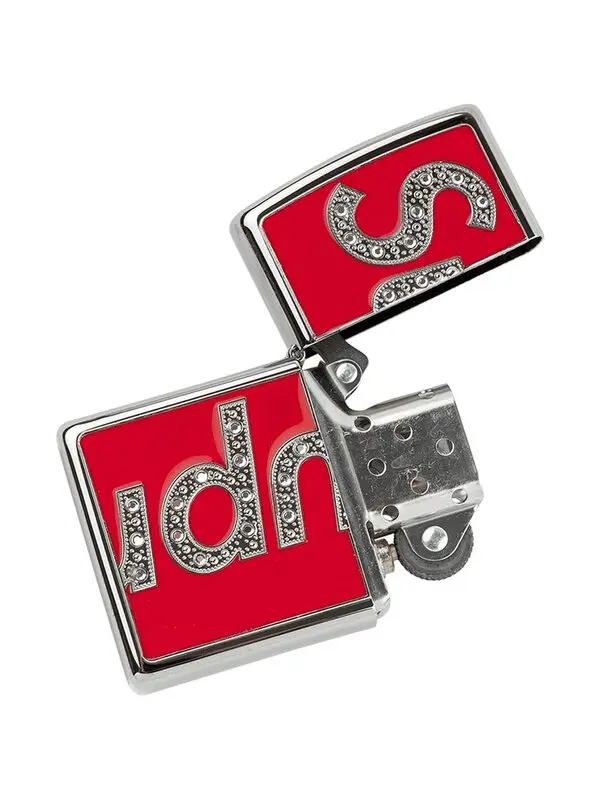 Supreme X Swarovski Zippo Lighter