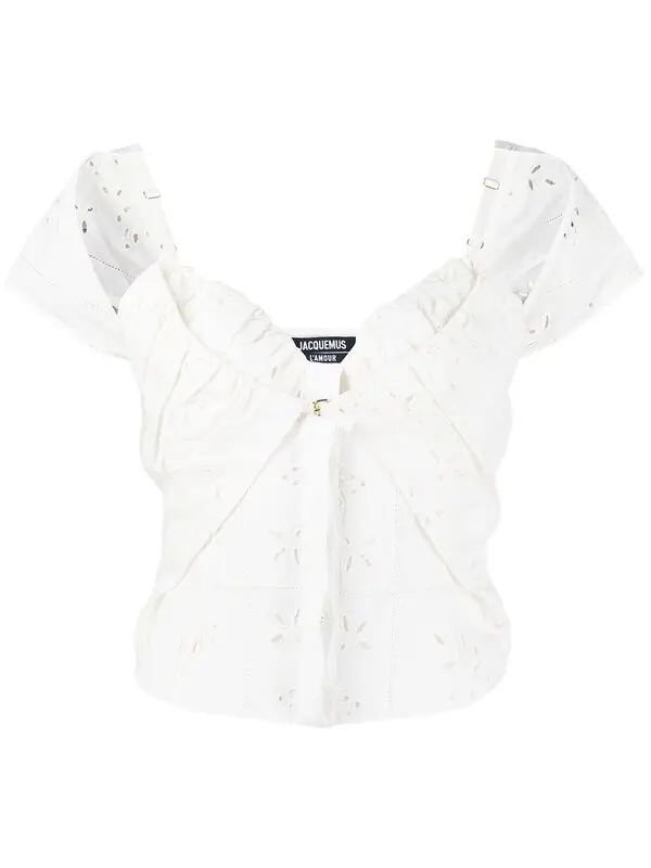 Jacquemus Le Tovallo Blouse - White
