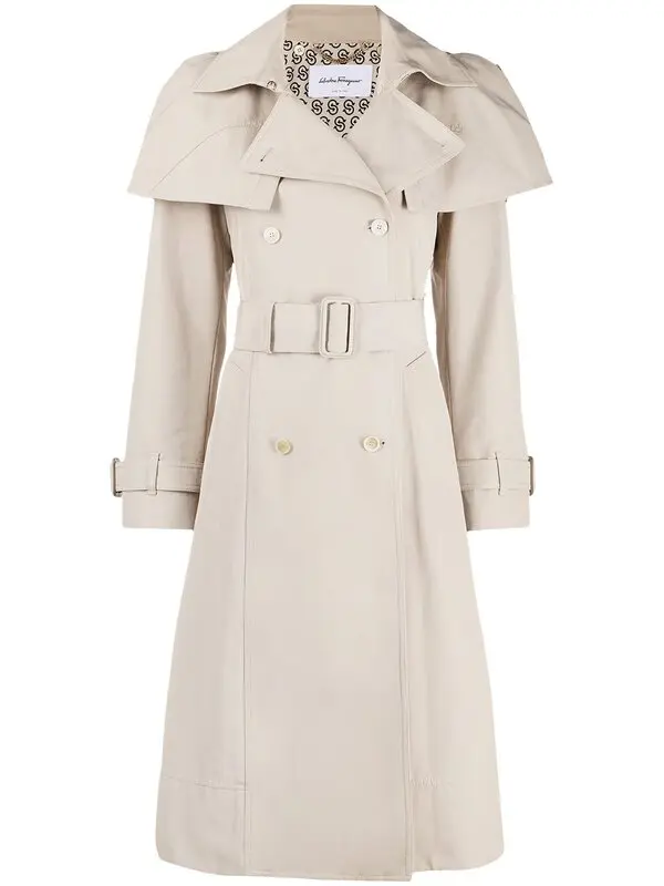 FERRAGAMO Belted Trench Coat