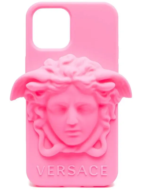 Versace Medusa-Motif Iphone 12 Pro Case In Pink - 50% Off