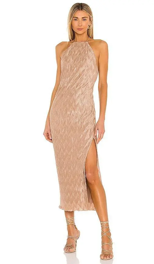 House of Harlow 1960 x REVOLVE Frederick Dress in Neutral - size XL