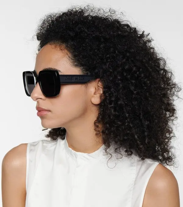 Dior Wildior S3u Square Sunglasses - Black