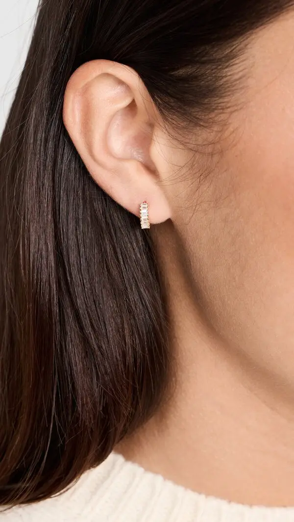 Shashi Teagan Huggie Earrings