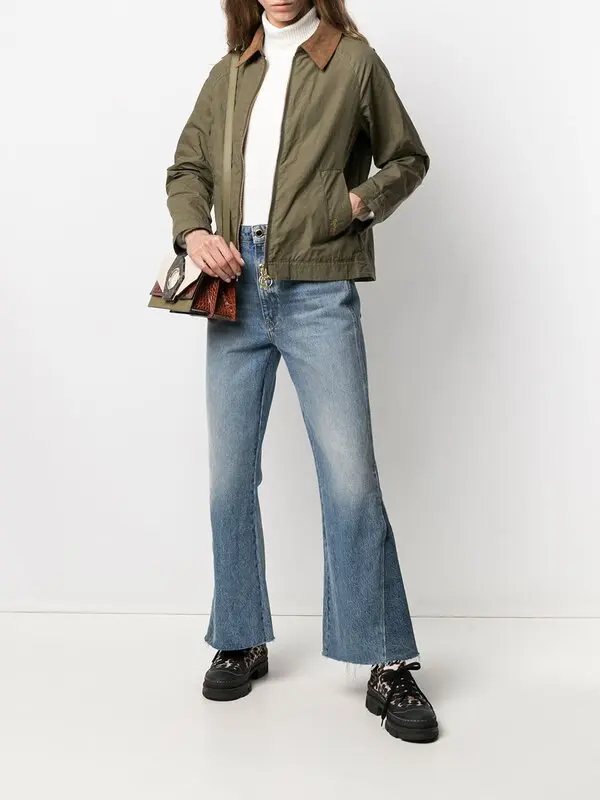 Barbour Corduroy Collar Bomber Jacket