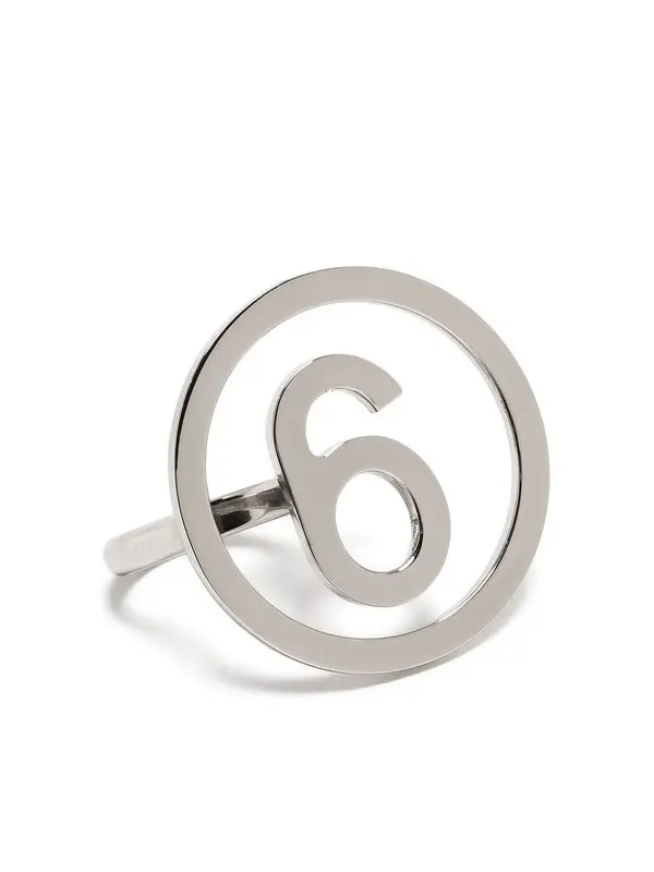 MAISON MARGIELA Number Logo Ring - Silver