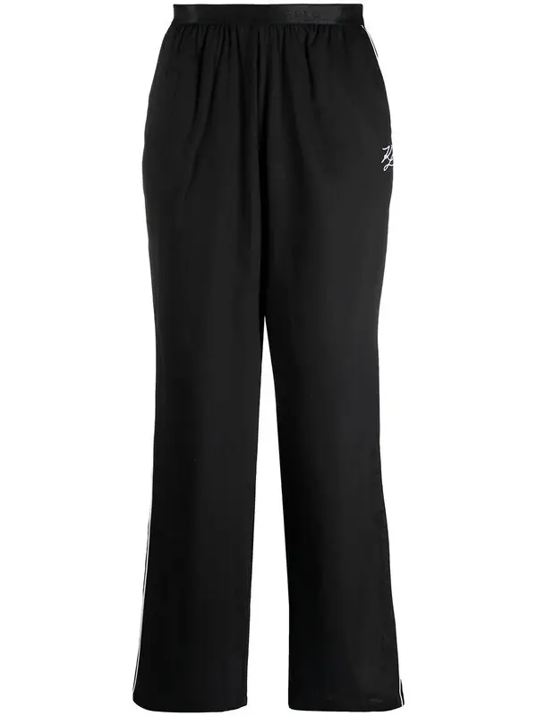 Karl Lagerfeld Logo Waistband Pajama Trousers