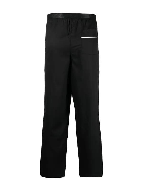 Karl Lagerfeld Logo Waistband Pajama Trousers