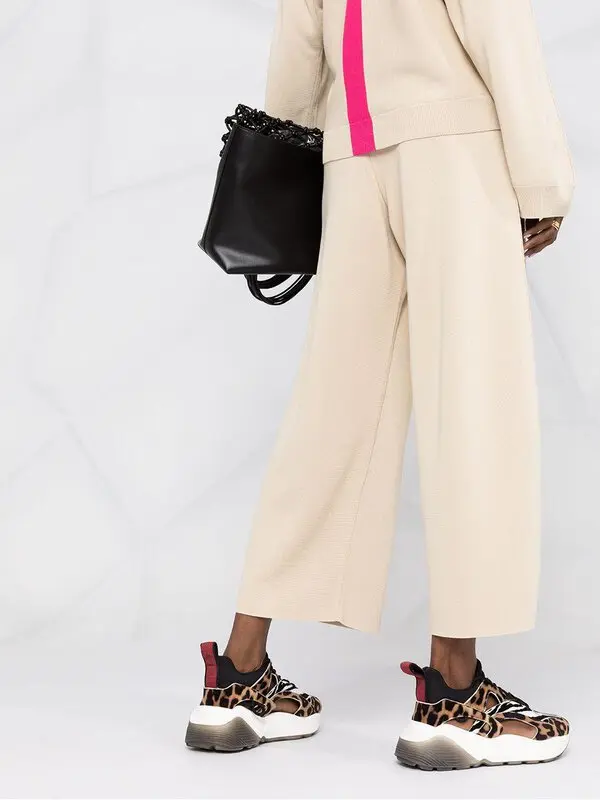 Stella McCartney Contrast-trim Cropped Trousers