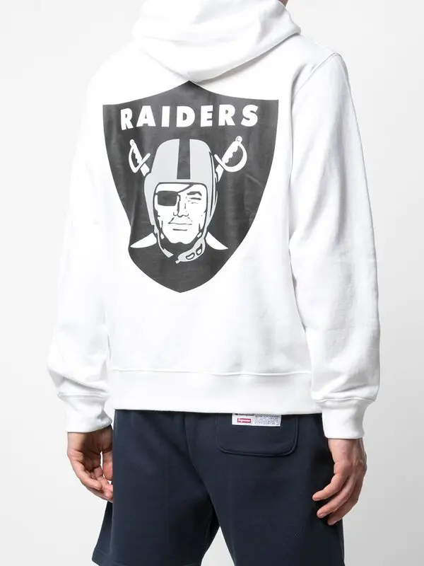 Supreme Raiders 47 Logo-print Hoodie - White