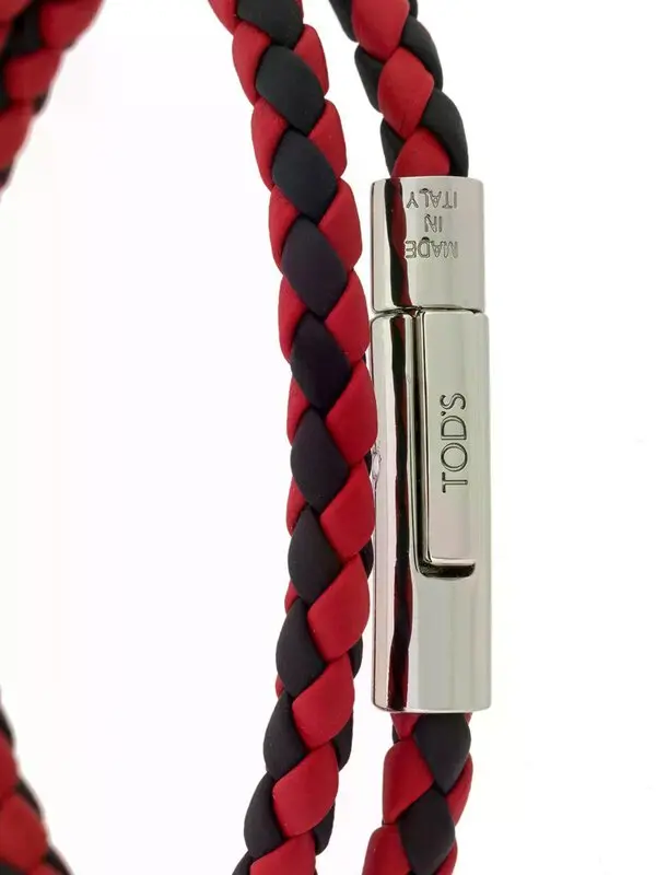 TOD'S Woven Bracelet - Red