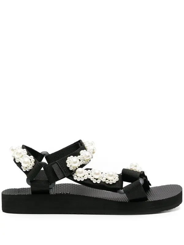ARIZONA LOVE Trekky Pearl-embellished Sandals
