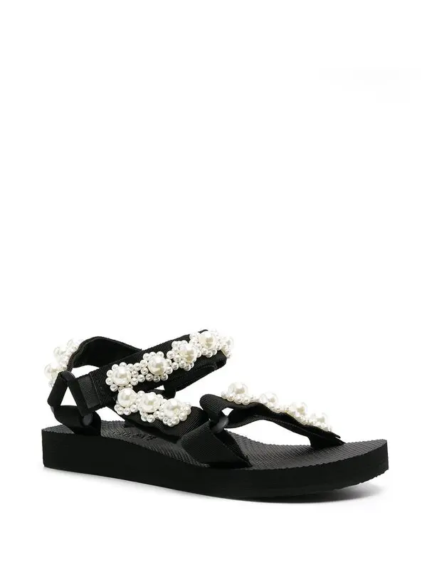 ARIZONA LOVE Trekky Pearl-embellished Sandals