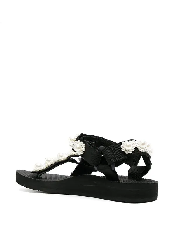ARIZONA LOVE Trekky Pearl-embellished Sandals