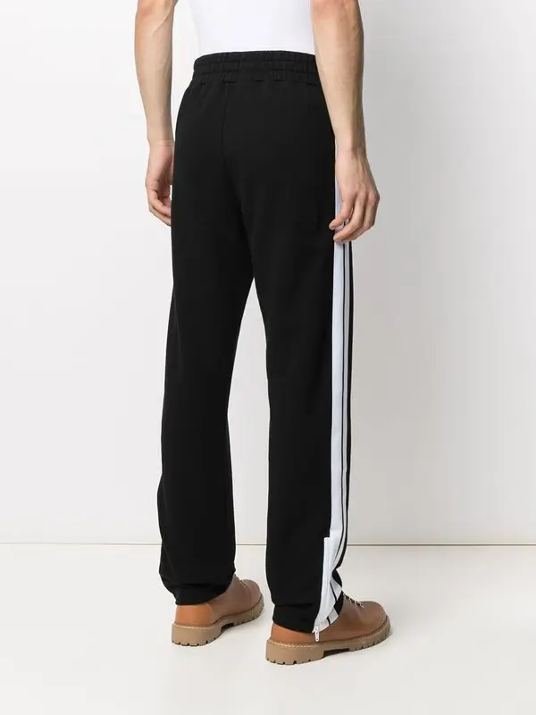 Palm Angels Fleece Track Pants - Black
