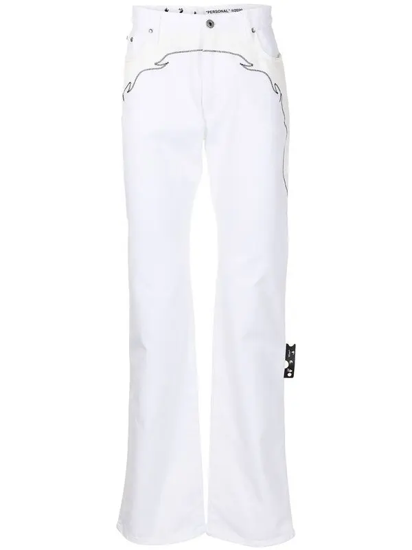 Off-White Western-style Flared Jeans