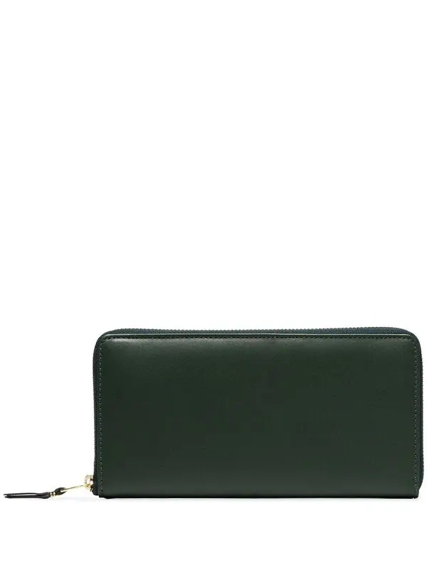 Comme Des Garçons Leather Continental Wallet - Green