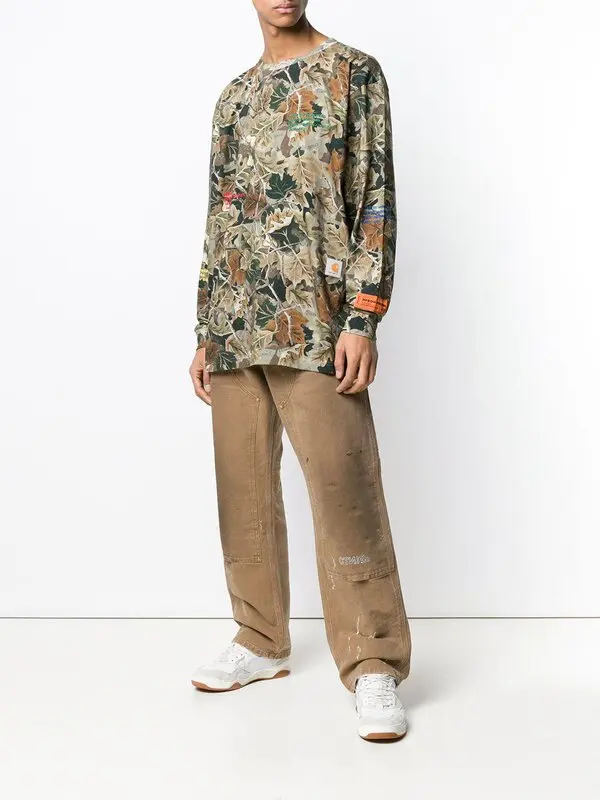 Heron Preston X Carhartt Wip Leaf Print Top