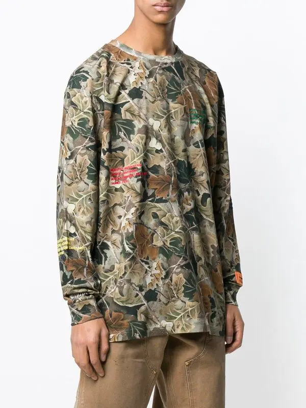 Heron Preston X Carhartt Wip Leaf Print Top