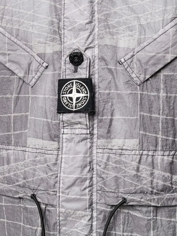 Stone Island Abstract-print Lightweight Jacket