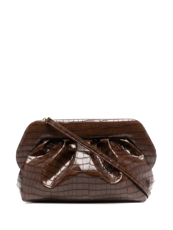 THEMOIRE Bios Vegan Croco Clutch Bag
