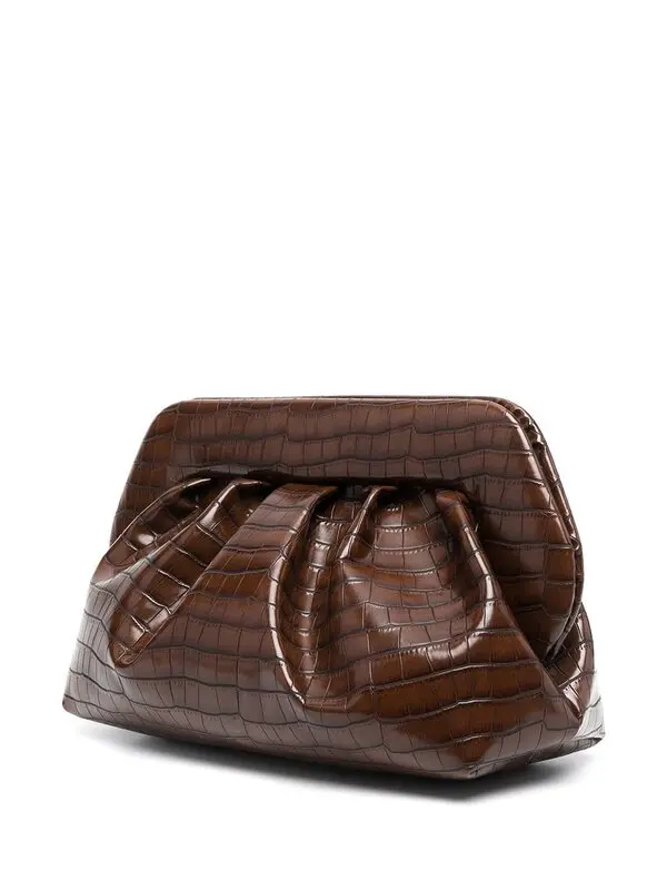 THEMOIRE Bios Vegan Croco Clutch Bag