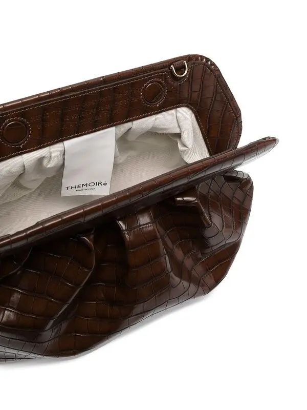 THEMOIRE Bios Vegan Croco Clutch Bag