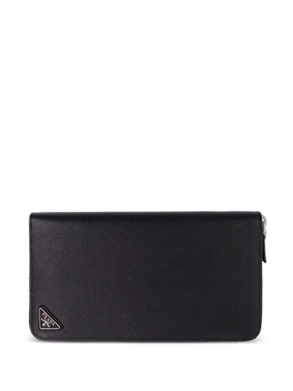 Prada Triangle-logo Document Holder - Black