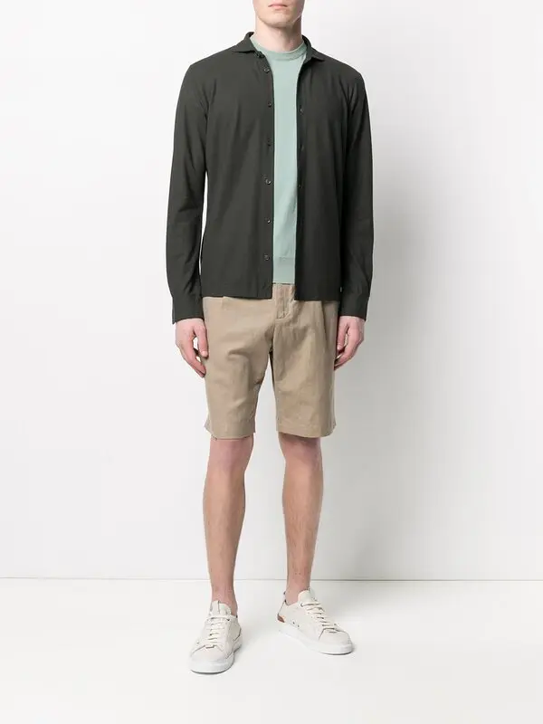 ZANONE Straight-fit Shirt - Green